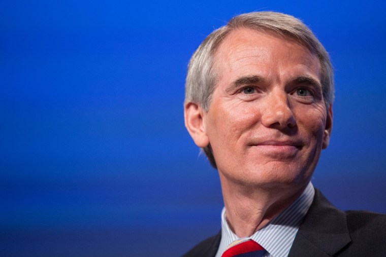 Ohio's Sen. Portman says Obama lacks record to run on, defends Romney