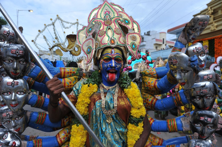 Indians celebrate Bonalu festival in Hyderabad