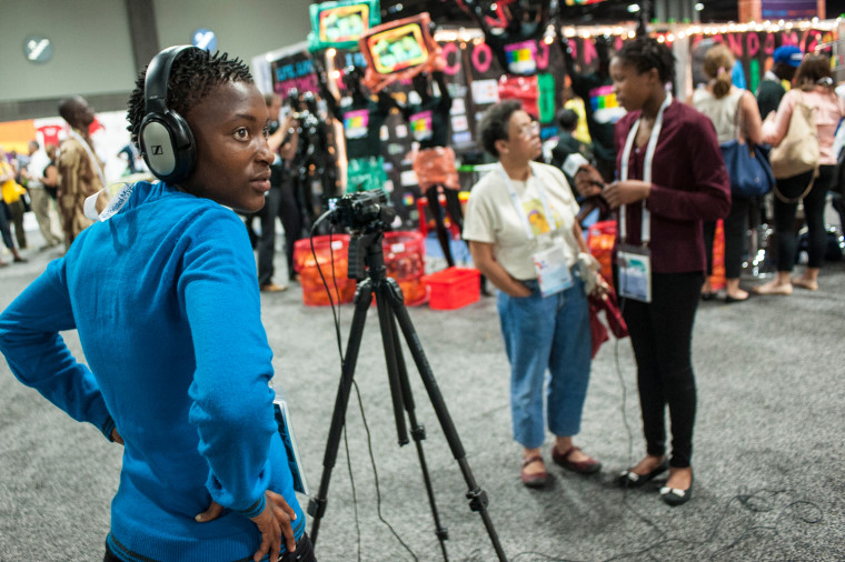 'Girl' reporters get taste of power at AIDS conference