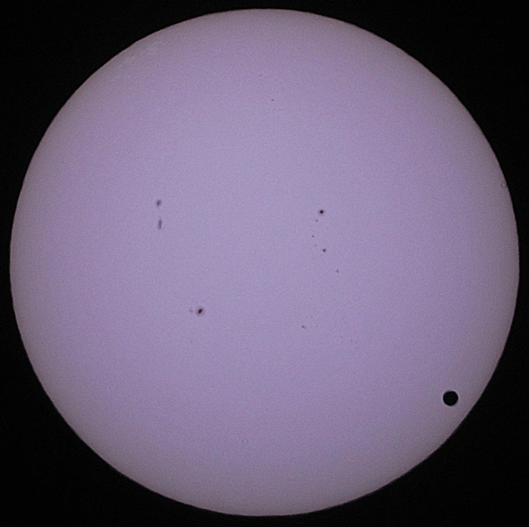 Catch these amazing views of Venus crossing the sun
