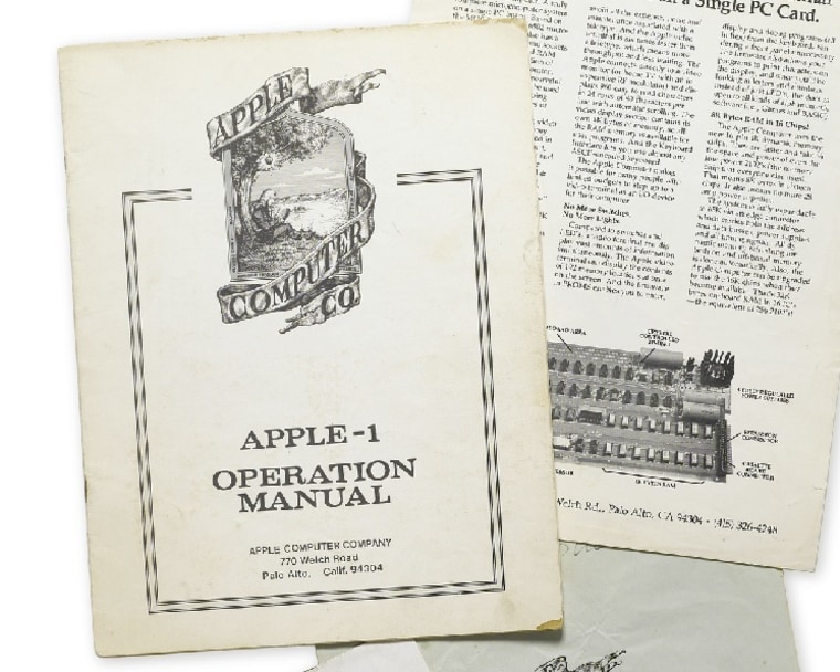 Original Apple I computer for sale - if you can spare $150K