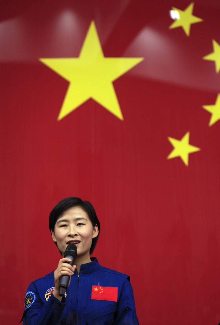 Starring role for China's first female astronaut