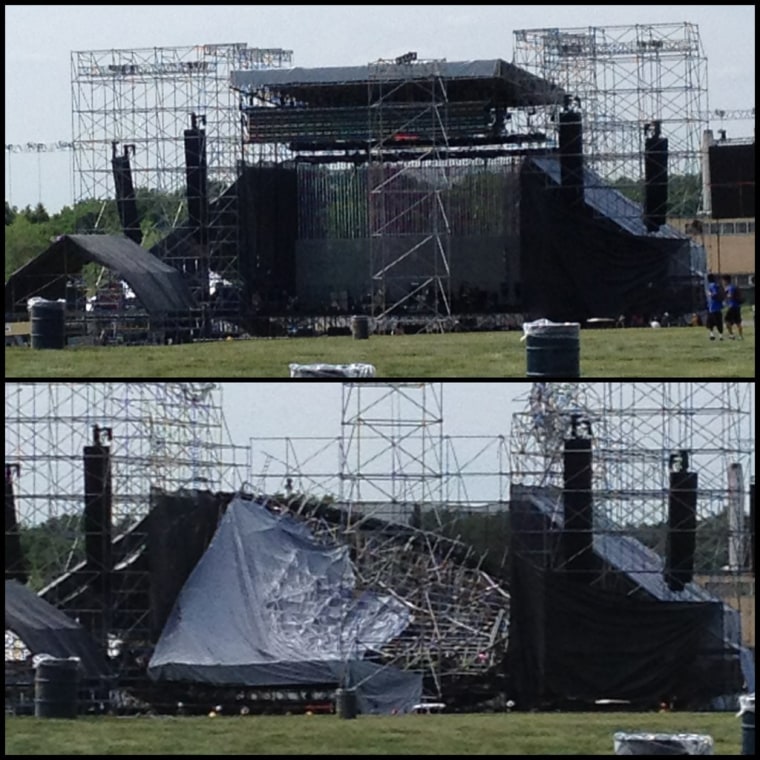 Toronto stage collapse kills 1 before scheduled Radiohead concert