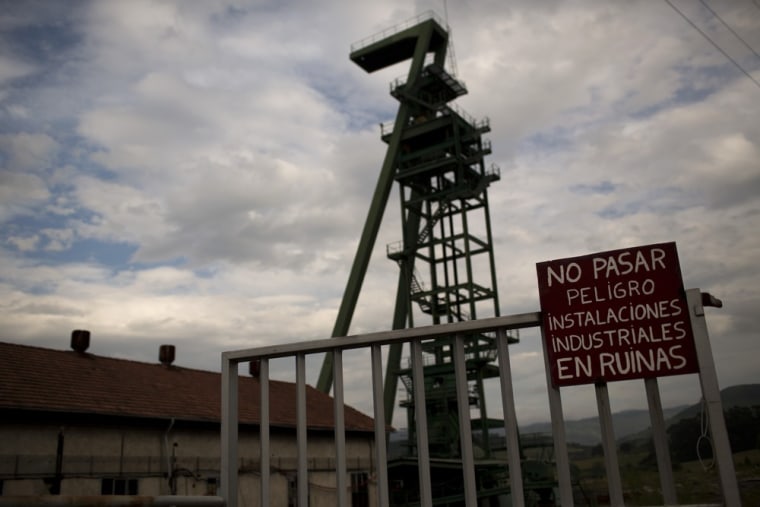 Stillness overtakes a once busy coal mining industry in Spain