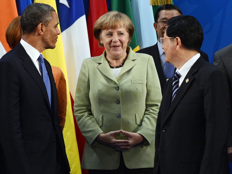 Behind scenes at G20, leaders pressure Merkel to pull away from ...