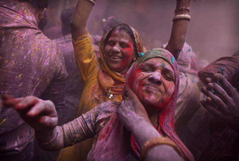 Celebrating the Holi festival of color in India