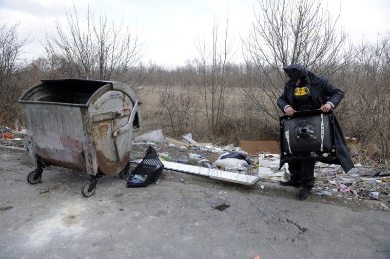 'Slovak Batman' lives in abandoned building, fights litter