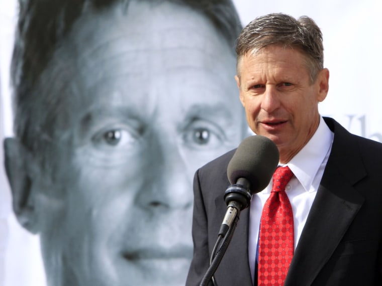 Ex-New Mexico Gov. Gary Johnson wins Libertarian presidential nomination