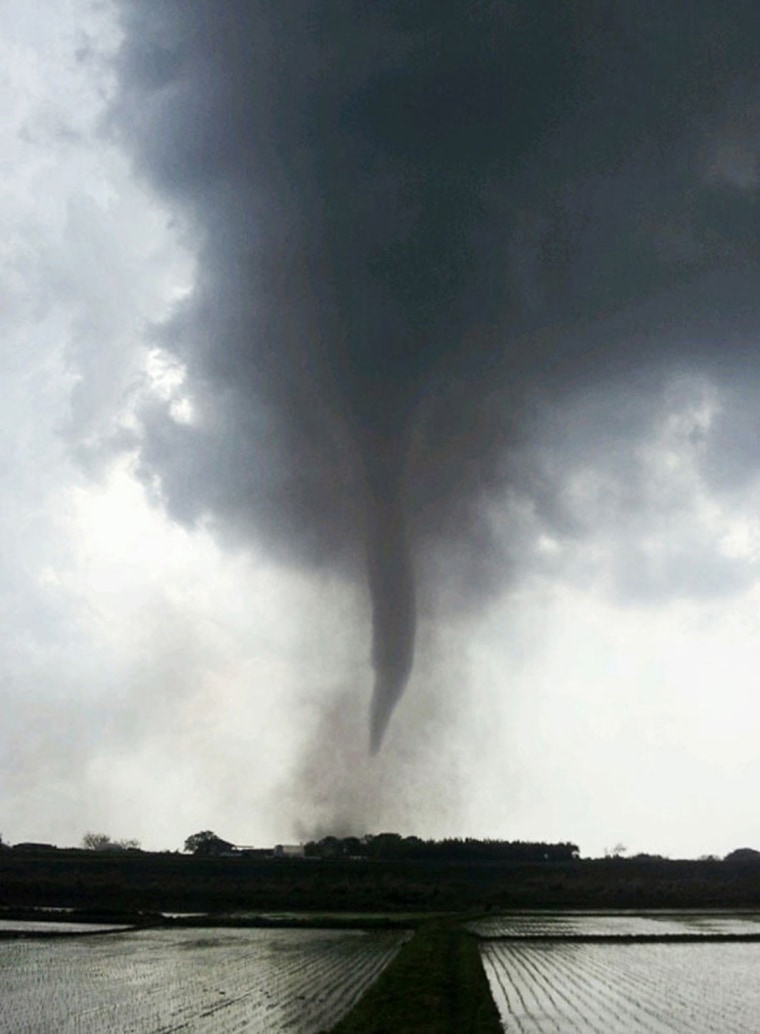 Tornado near Tokyo kills one, injures dozens