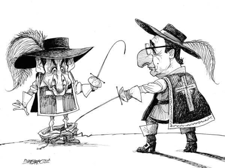 French President Sarkozy Is Out: Five Cartoons