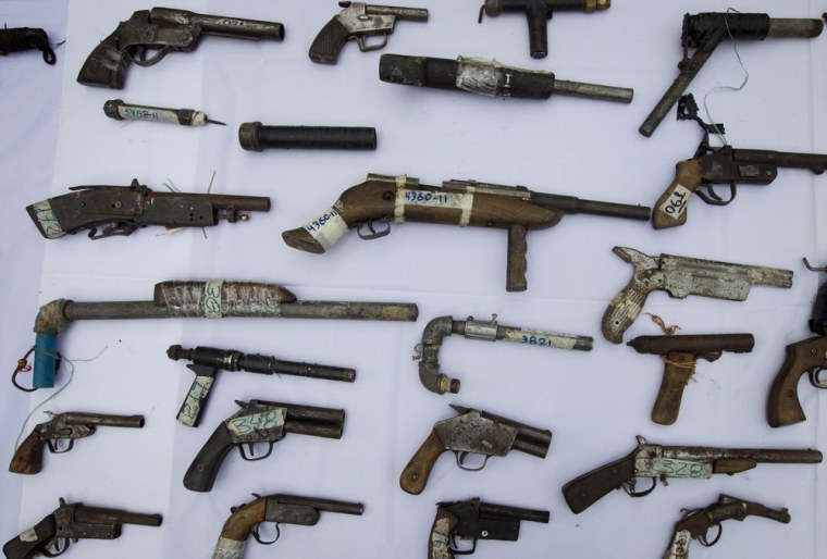 DIY guns among weapons seized in Caracas police operation
