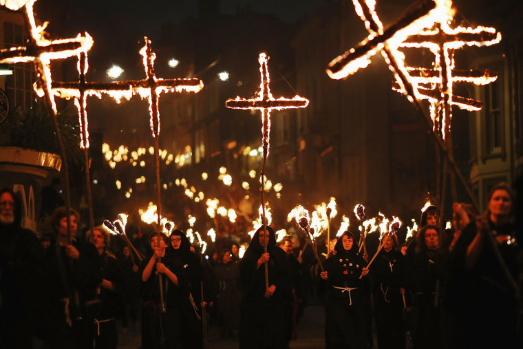 England celebrates Bonfire Night in Lewes