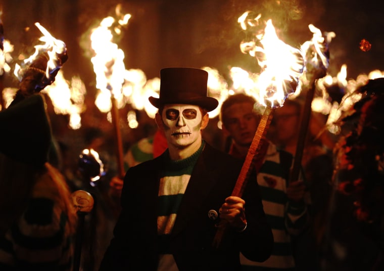 England celebrates Bonfire Night in Lewes