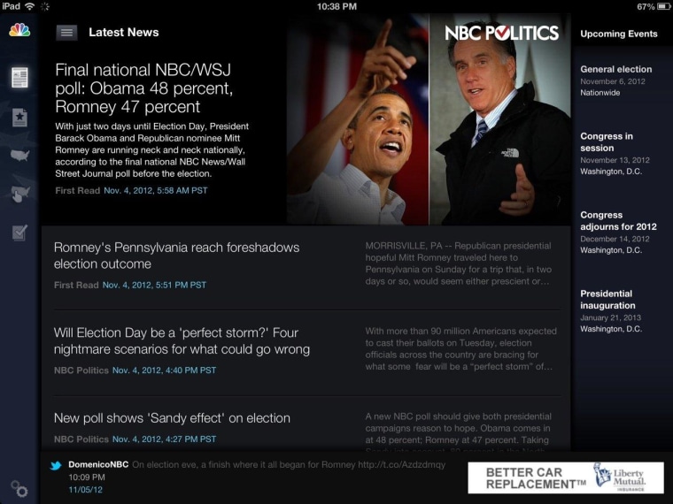 How to watch Election Day coverage with NBC News