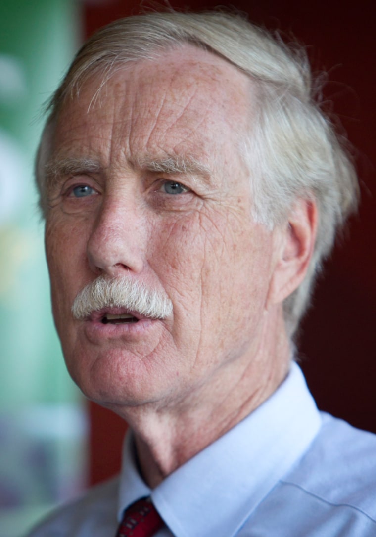 Maine Senate winner, Harley-riding Angus King, promised to shake up ...