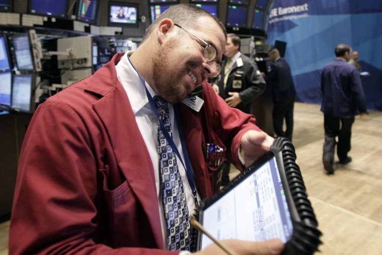 Stocks end trading day with big gains