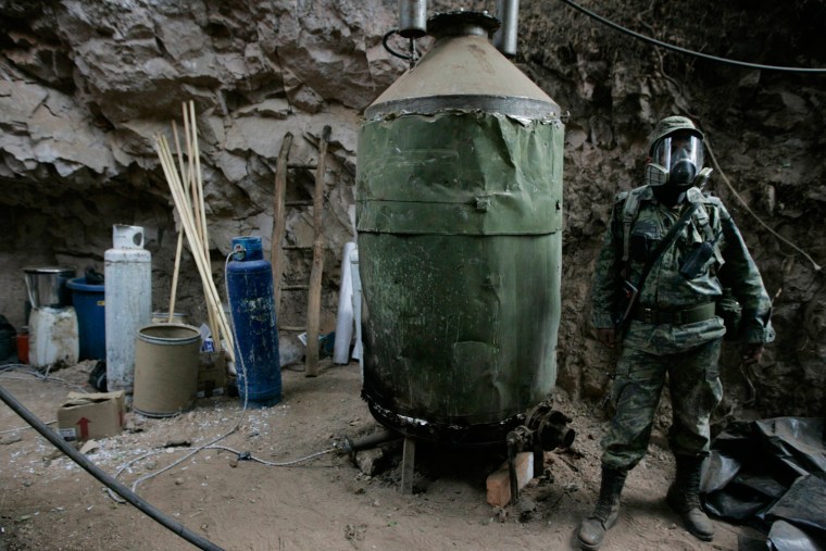 Mexican army shuts down three narco-laboratories in Jalisco