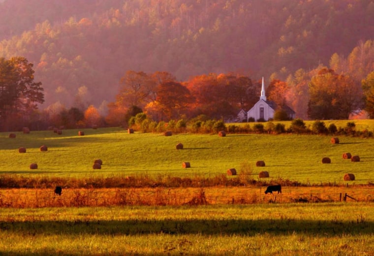 Travel photo of the day: Autumn in a Georgia mountain valley