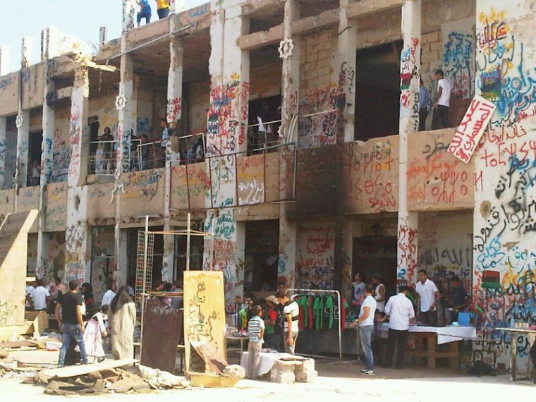 Tripoli's top tourist attraction: Gadhafi's former compound