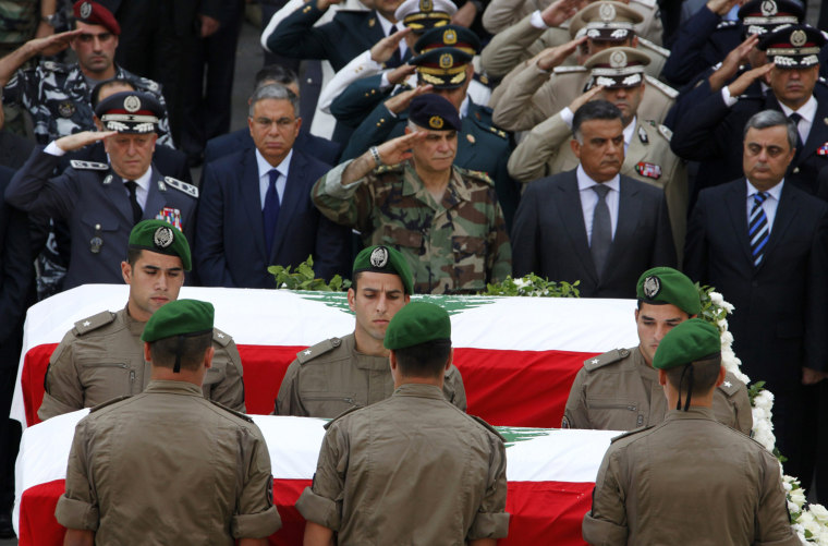 Violence erupts in Beirut after slain official's funeral