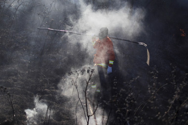 Drought brings wildfires to Brazil