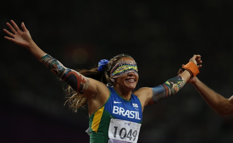 Blind runner's despair turns to joy at Paralympics