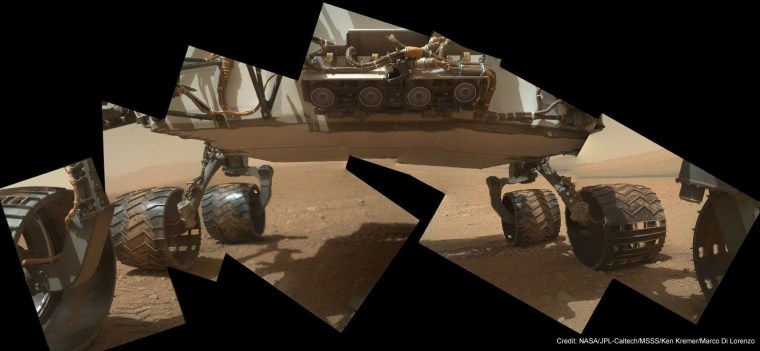 'Do I look fat?' Curiosity rover checks its belly on Mars