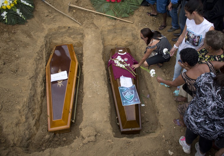 Brazilians mourn deaths of six youths in Mesquita