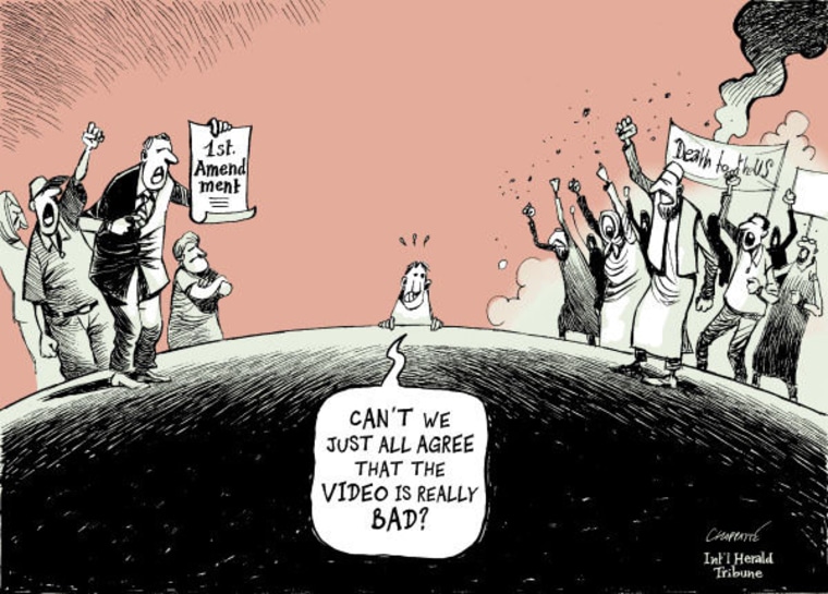 Cartoonists react to Middle East protests