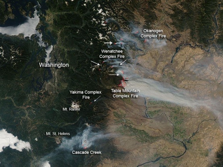 Chunks of flying, burning bark cause new evacuations in Washington ...