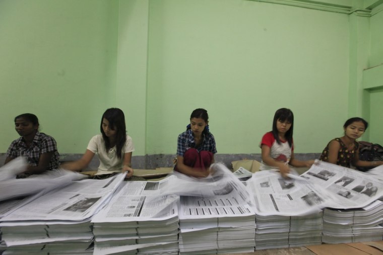 Freedom of press returns to Myanmar after 50 years