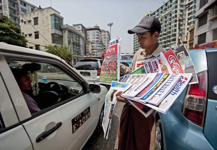 Freedom of press returns to Myanmar after 50 years