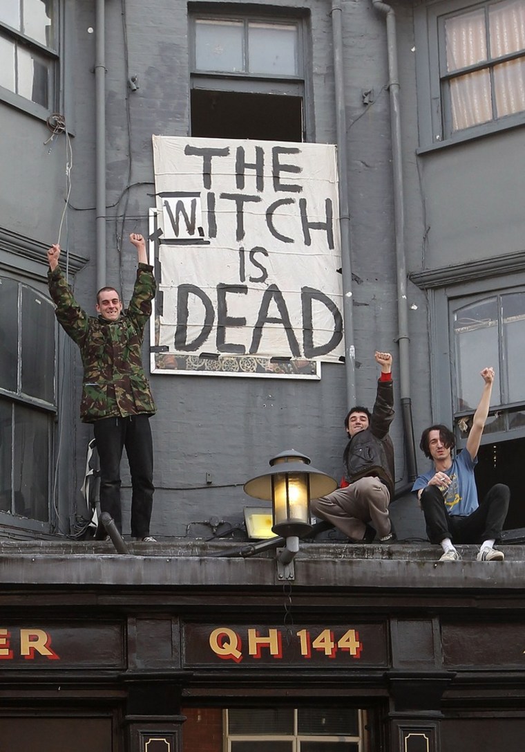 'The Witch is Dead': Thatcher not mourned by all as some Britons party