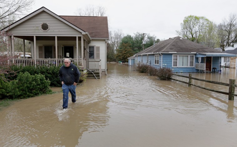 Downpour slams Indiana as storm system heads for East Coast