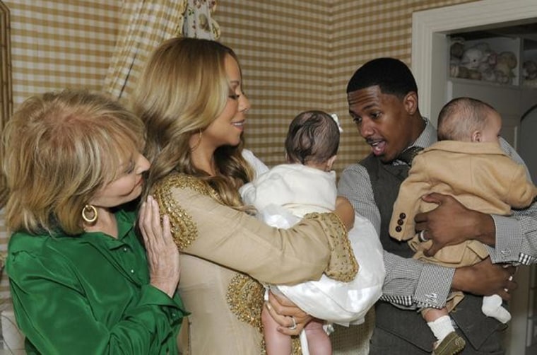 Mariah Carey's babies make their public debut