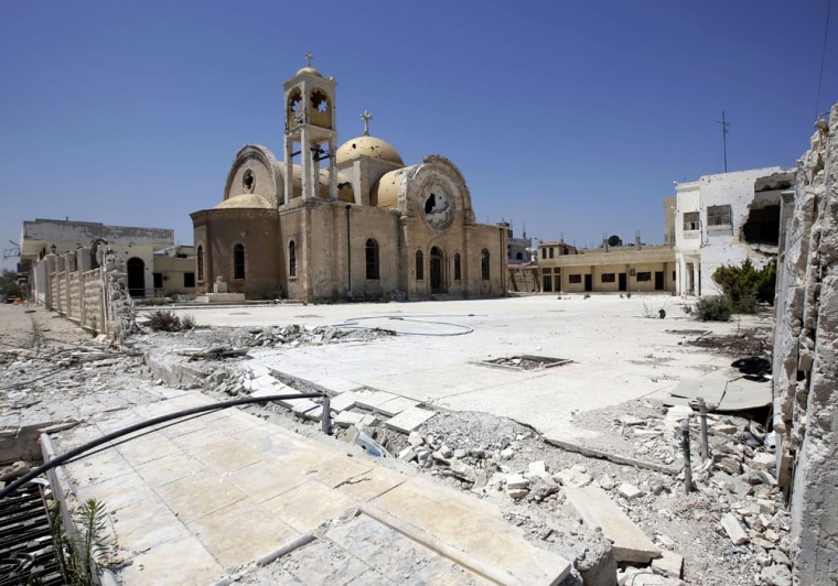 Caught in the middle: Christians suffer amid Syria's civil war