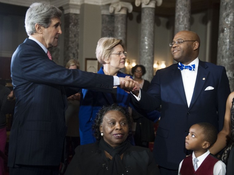 Cowan sworn in as senator from Massachusetts