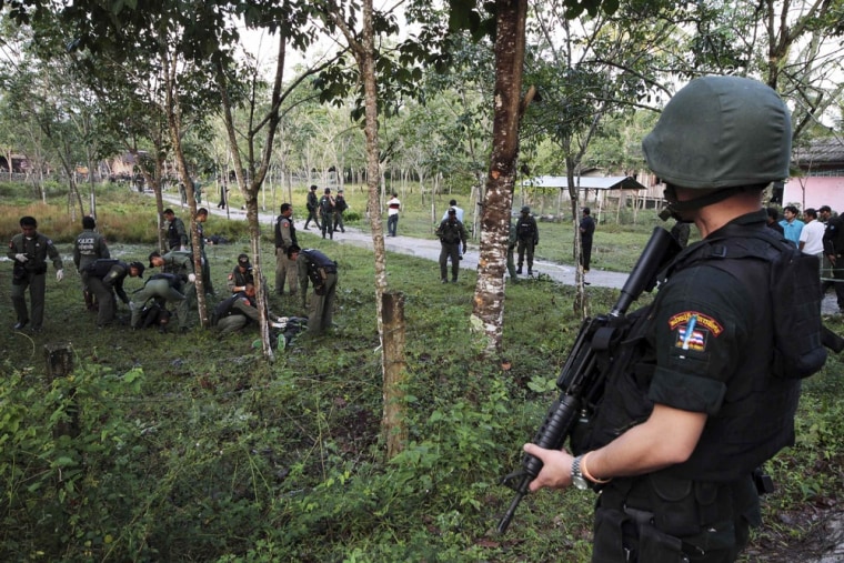 Muslim insurgents launch raid on Thai military base; 16 militants slain