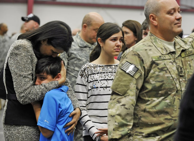 Emotional goodbye as Gov. Haley's husband prepares for deployment in ...