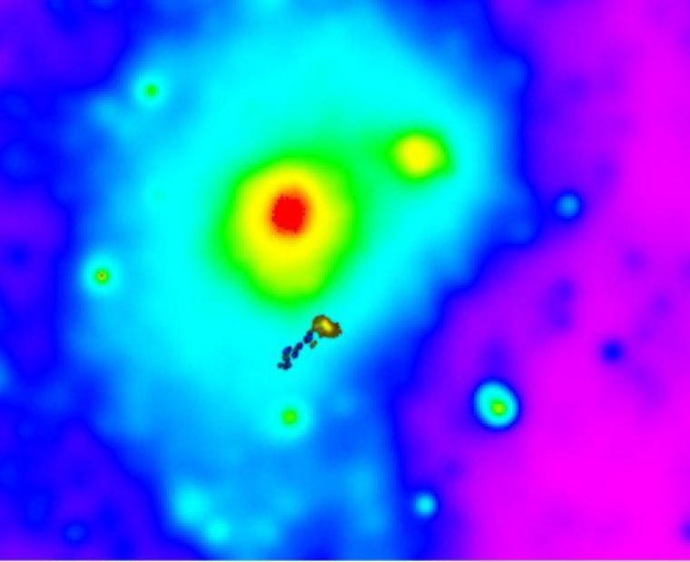 Galaxy in death throes spotted for first time