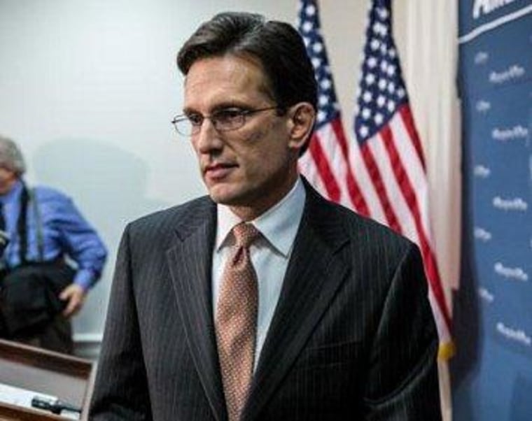 Cantor seeks your governing help