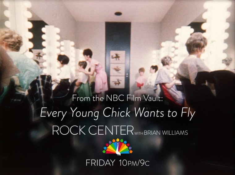 Coming up: 1969 film shows stewardesses training for take off