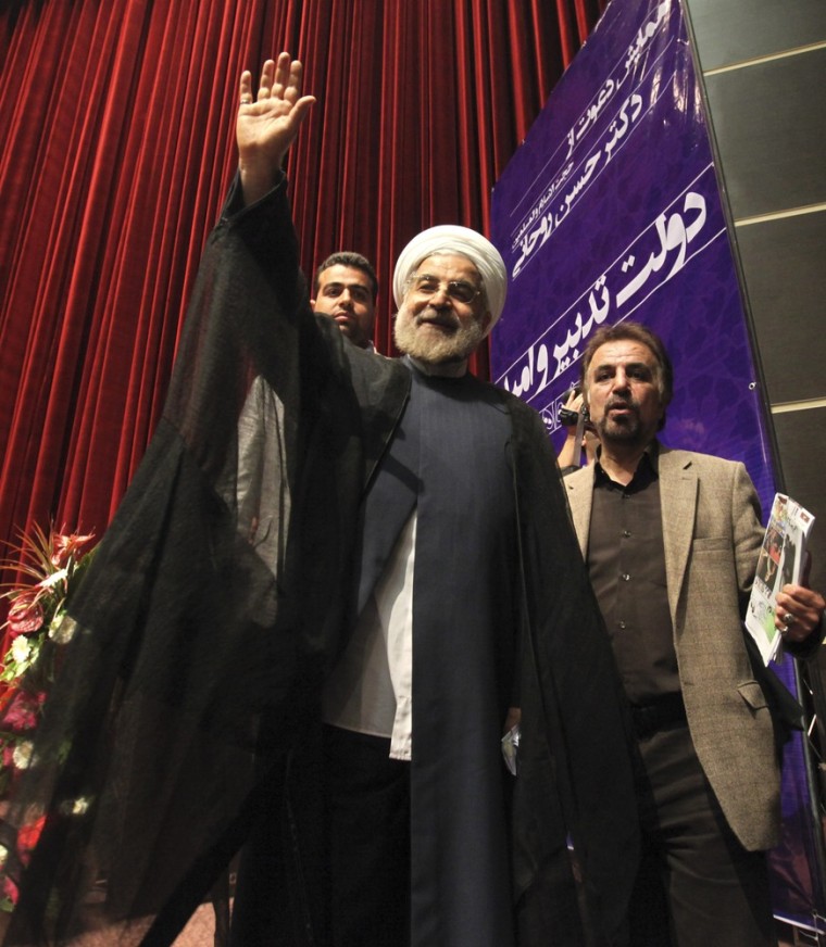 Moderate cleric Hassan Rouhani elected president of Iran, interior ...
