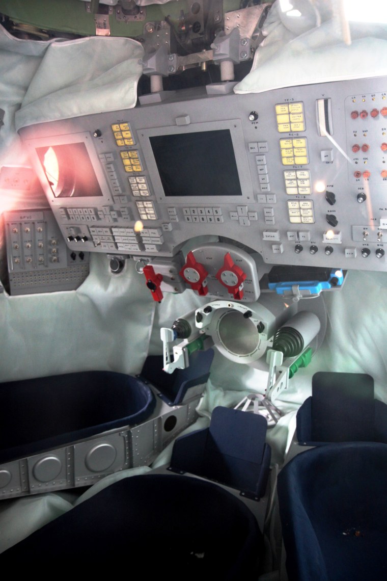 Billionaire's Soyuz spaceship lands in new home