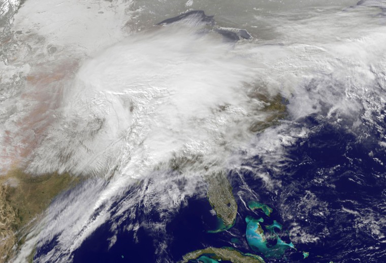 Satellite imagery shows whopper of a storm bearing down on U.S.