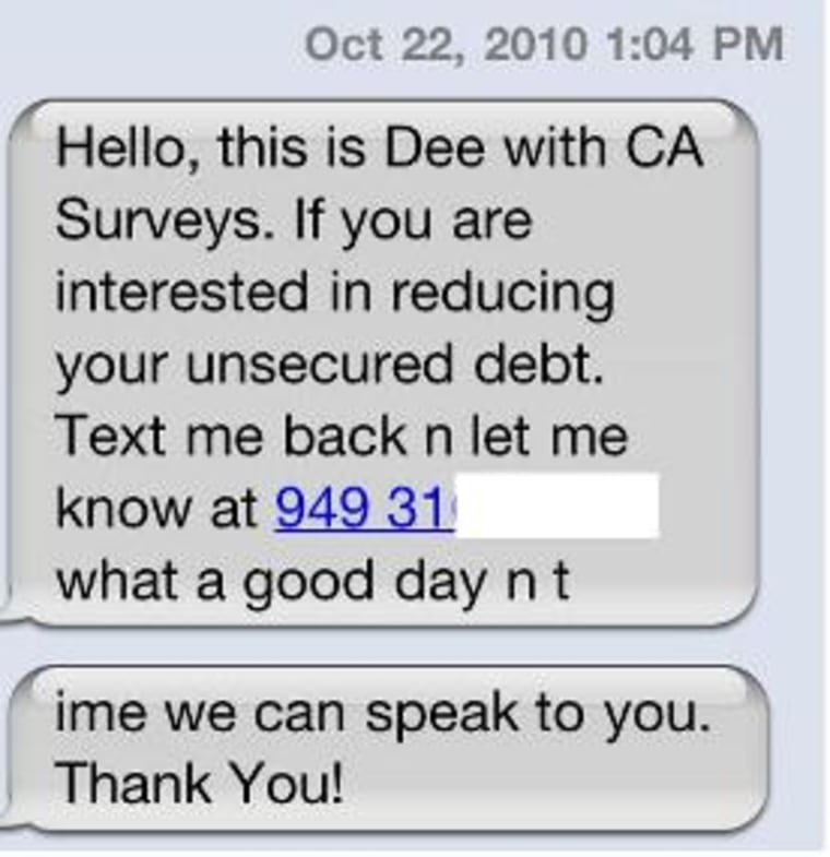 A look inside the new world of txt msg spam
