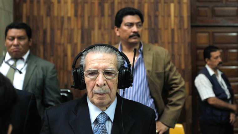 Former Guatemala dictator found guilty of genocide