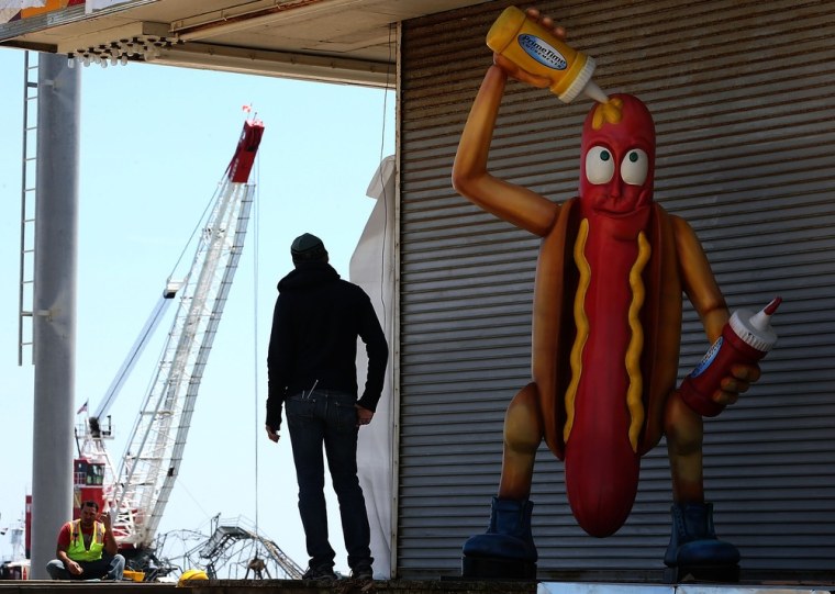 Crews tear down iconic coaster destroyed by Sandy