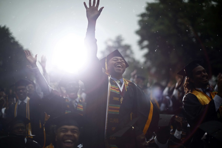 Morehouse graduates, alumni brave driving rain to hear Obama's ...