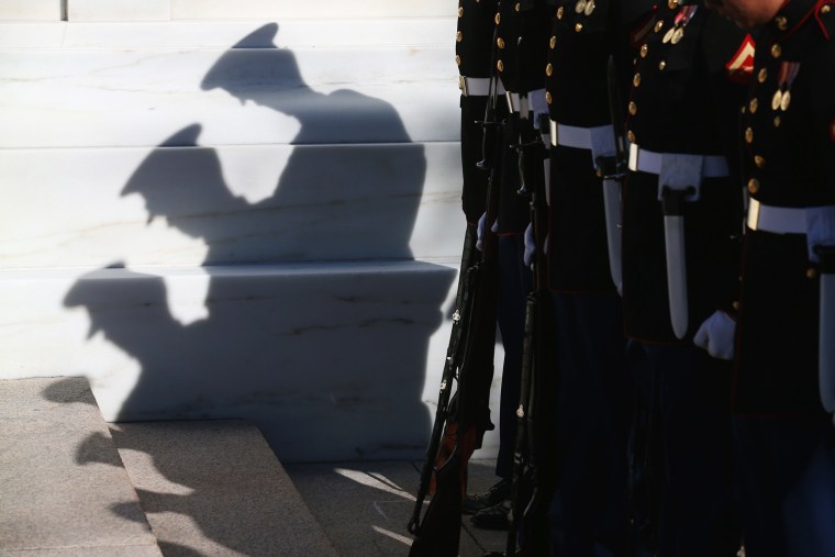 President, nation honor military veterans for 'highest service'